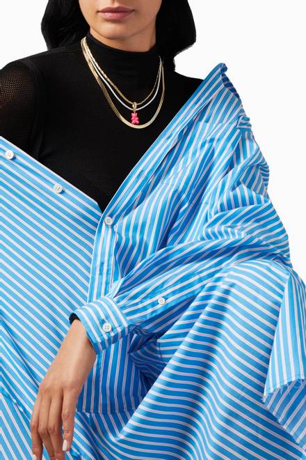 Shop Crystal Haze Gold Icon Chain Necklace in 18kt Gold Plating for ...